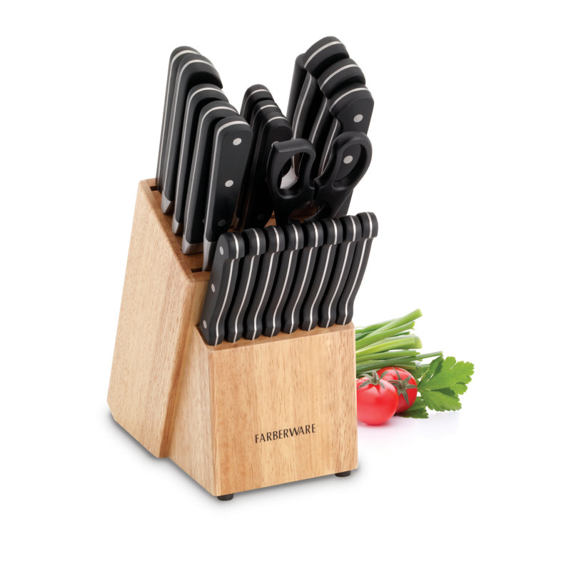 Farberware Forged Stainless Steel 22 Piece Knife Block Set And Reviews